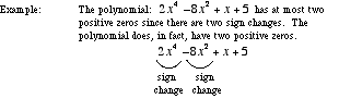 Mathwords: Descartes' Rule of Signs
